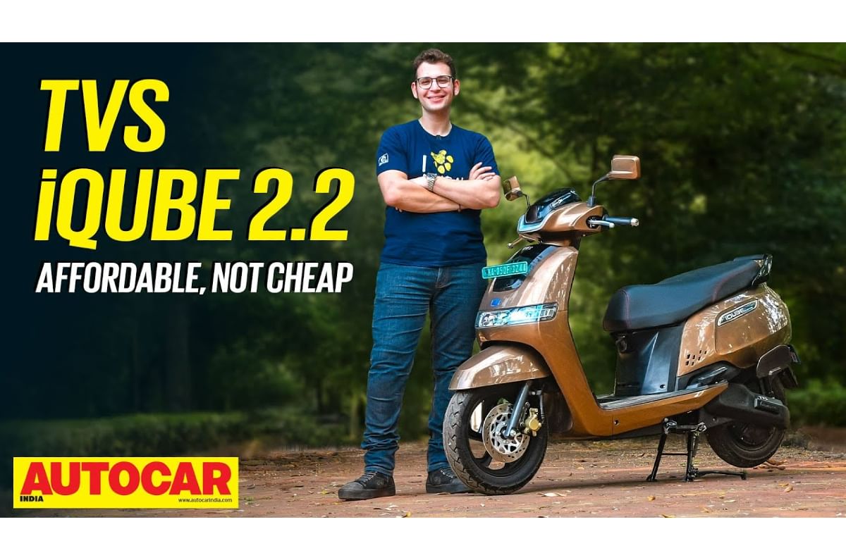 TVS iQube review with range and price, charging time, video ...